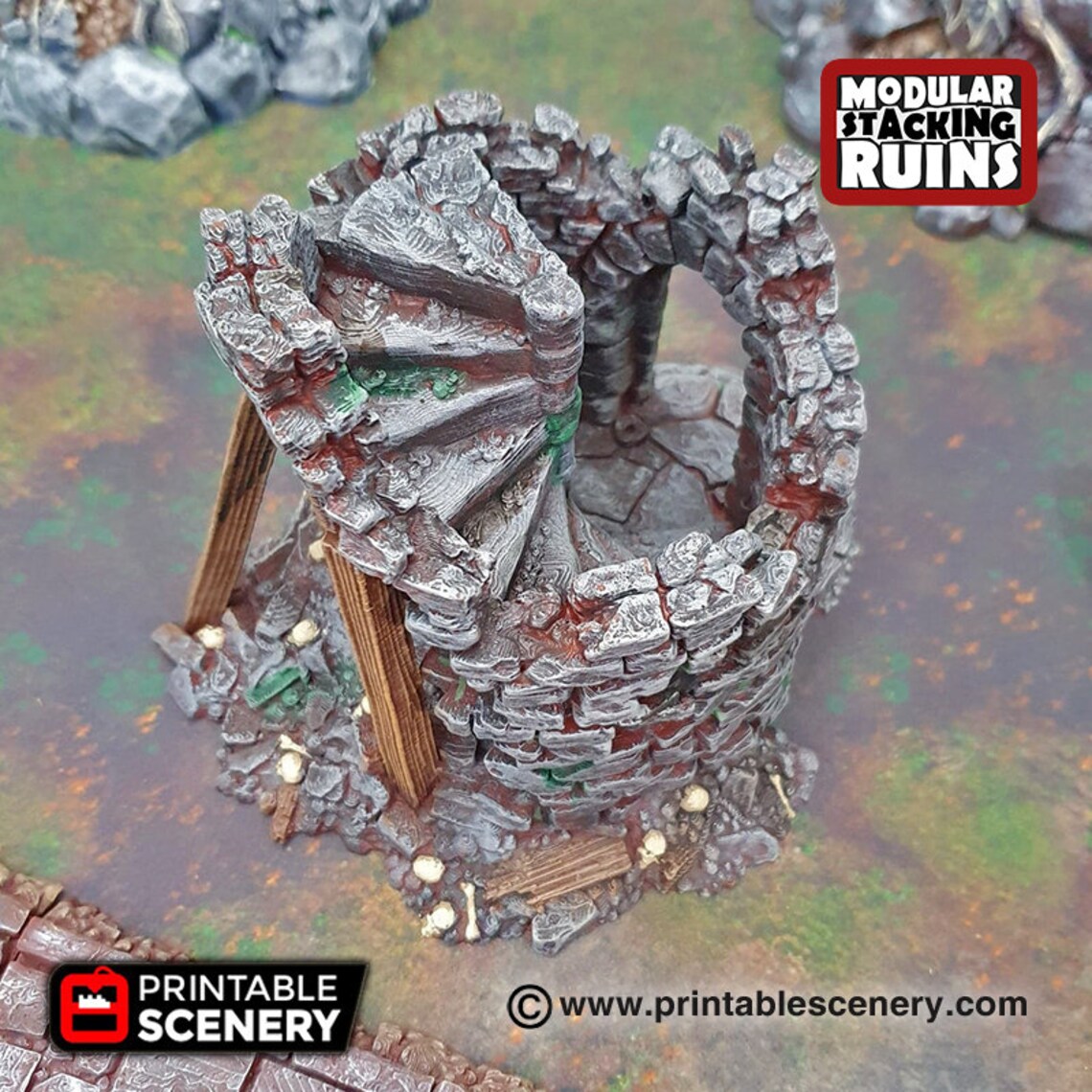 Dnd Hermit's Tower Remote Dwelling Abode Ruins Shadow Fey Tabletop ...