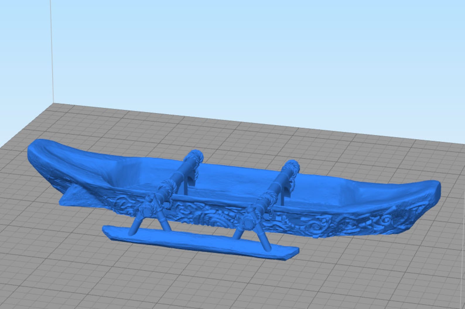 Dnd Dugout Outrigger Canoe Boat Primitive Sea Vessel - Etsy