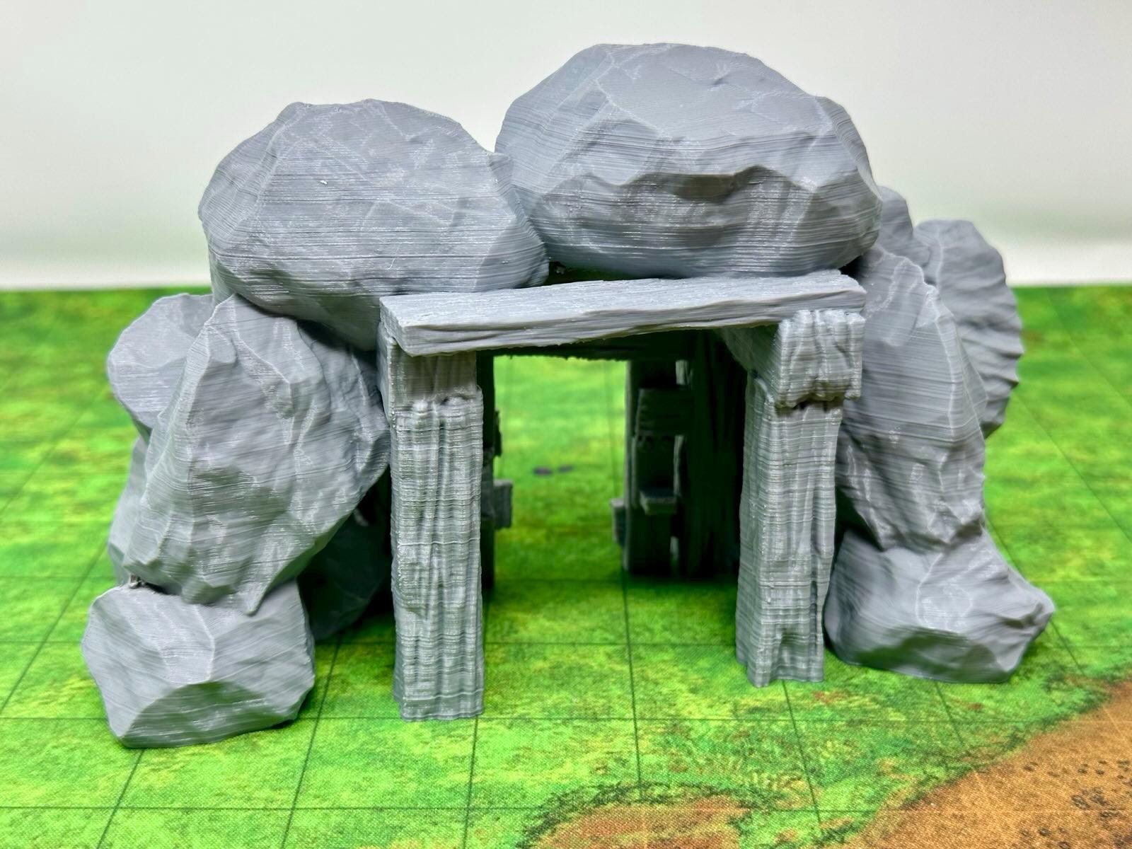 Dnd Mine Shaft Miner Entrance Dwarven Mountain City Goblin Mine ...