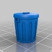 Dnd Urban Modern Trash Can Set 6 Piece 28mm Tabletop Miniature Terrain ...