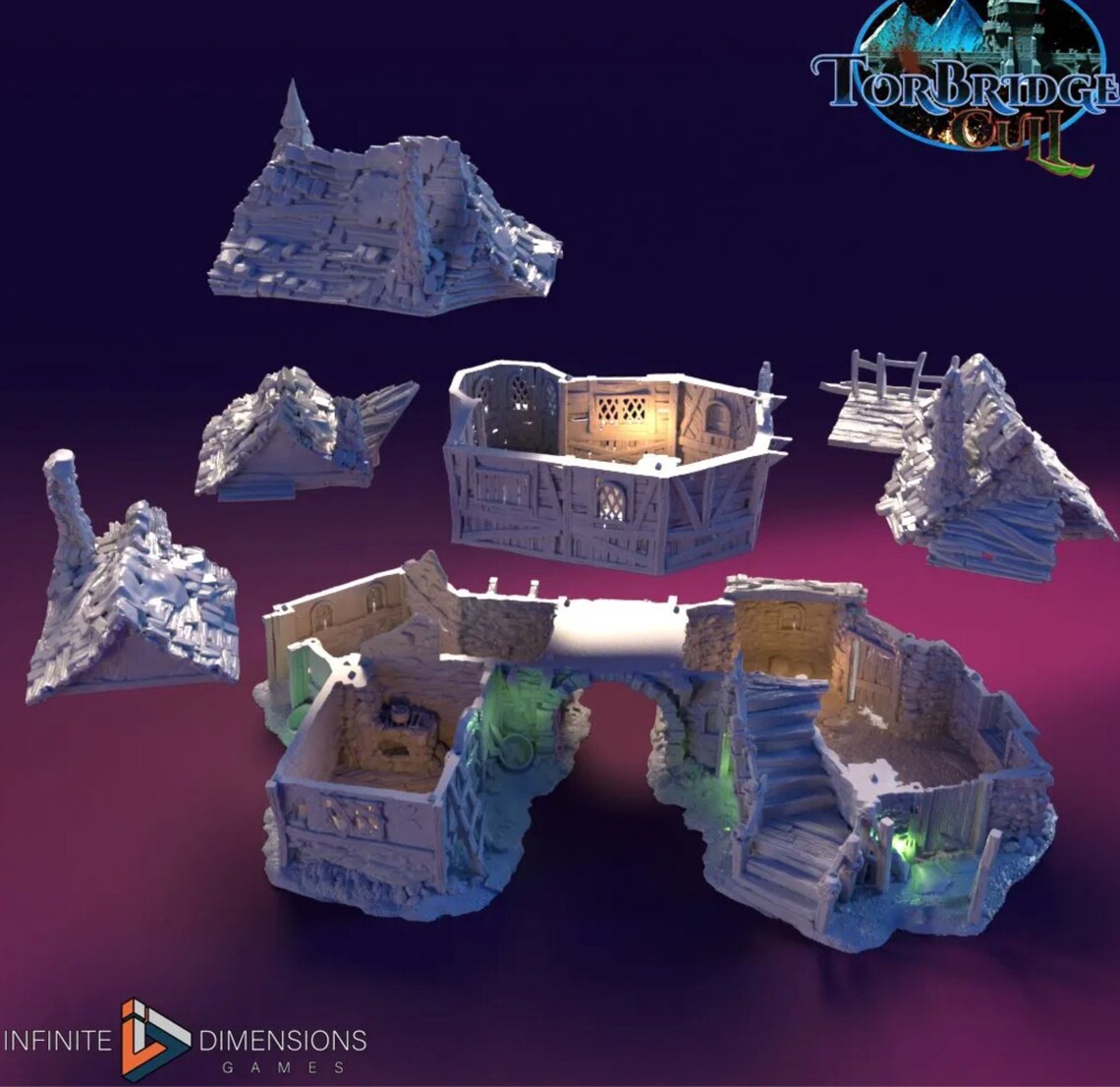 Dnd Slum Tenement A Ghetto Shantytown District Medieval Tabletop ...