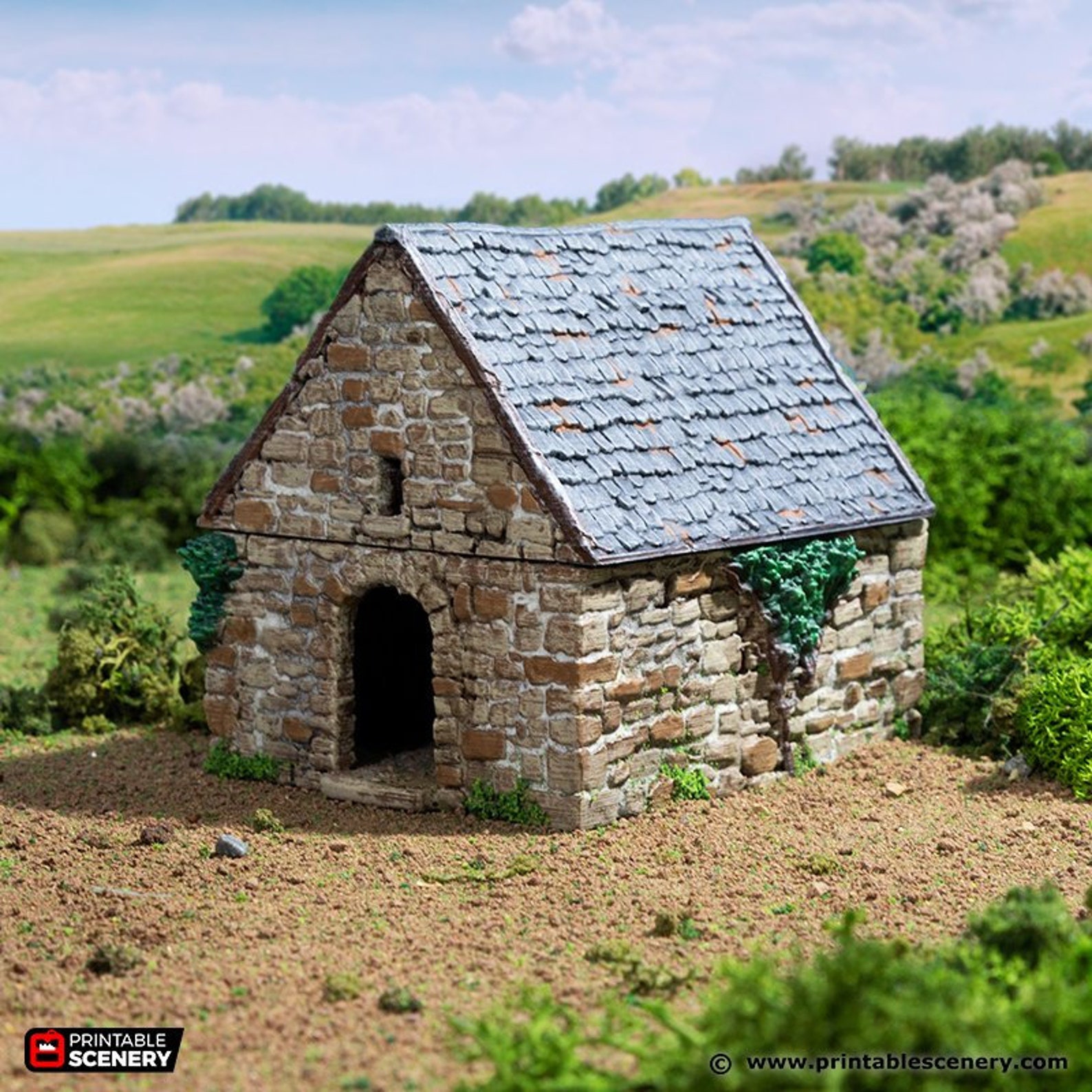 Dnd Small Rustic Barn King and Country Village Farm Tabletop - Etsy