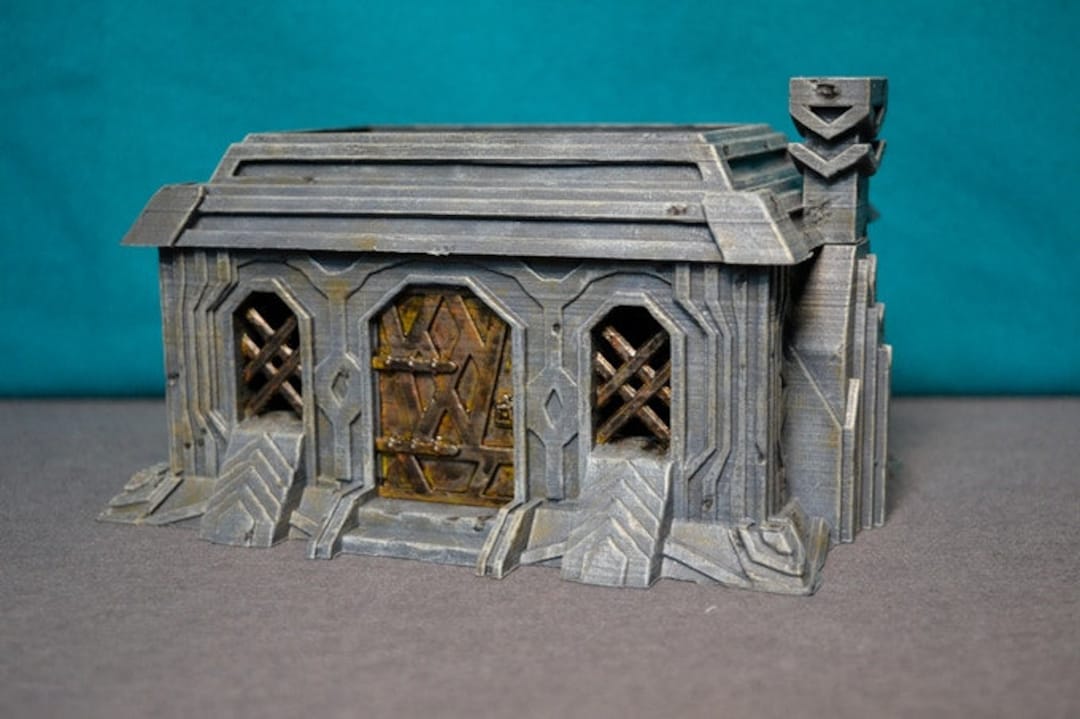 Dnd Dwarven Home 1 Building Dwarf Architecture Mountain Home City ...