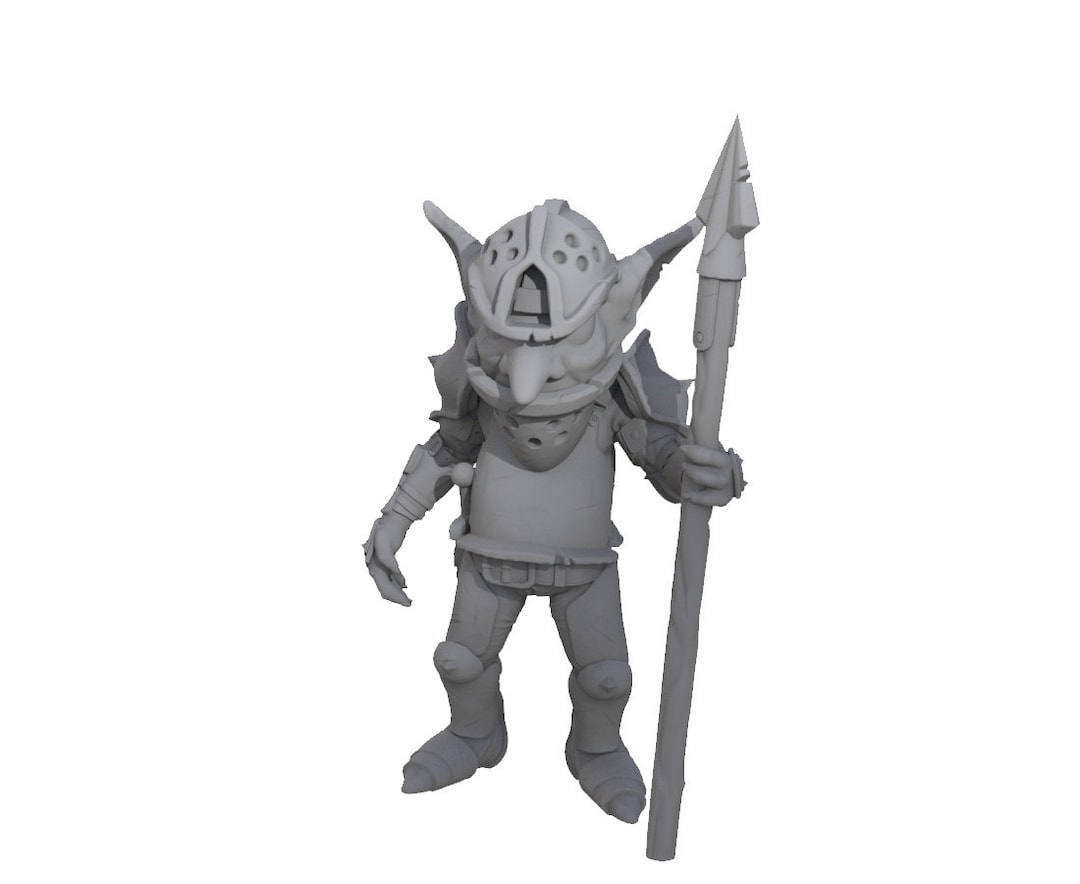 Dnd Goblin Guard King's Court Goblin Mines 28mm RESIN Miniature ...