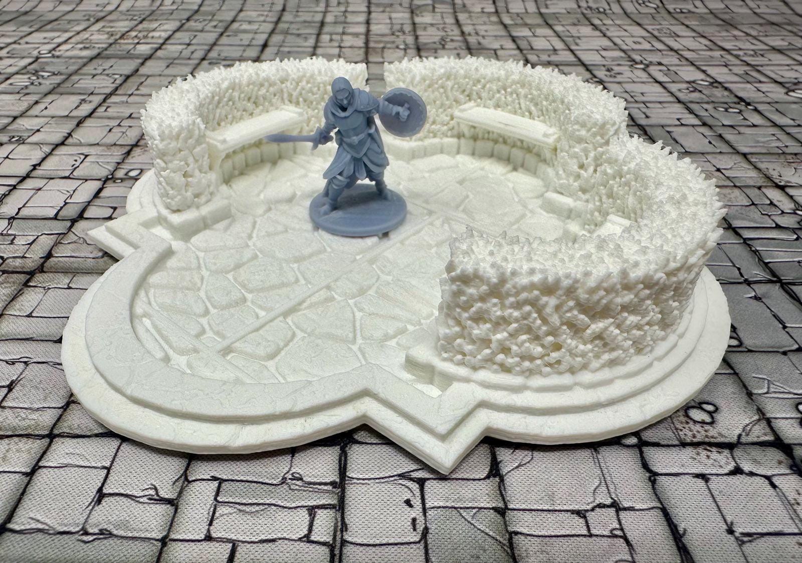 Dnd Small Medieval Plaza Garden Benches Town Center Town Square Village ...