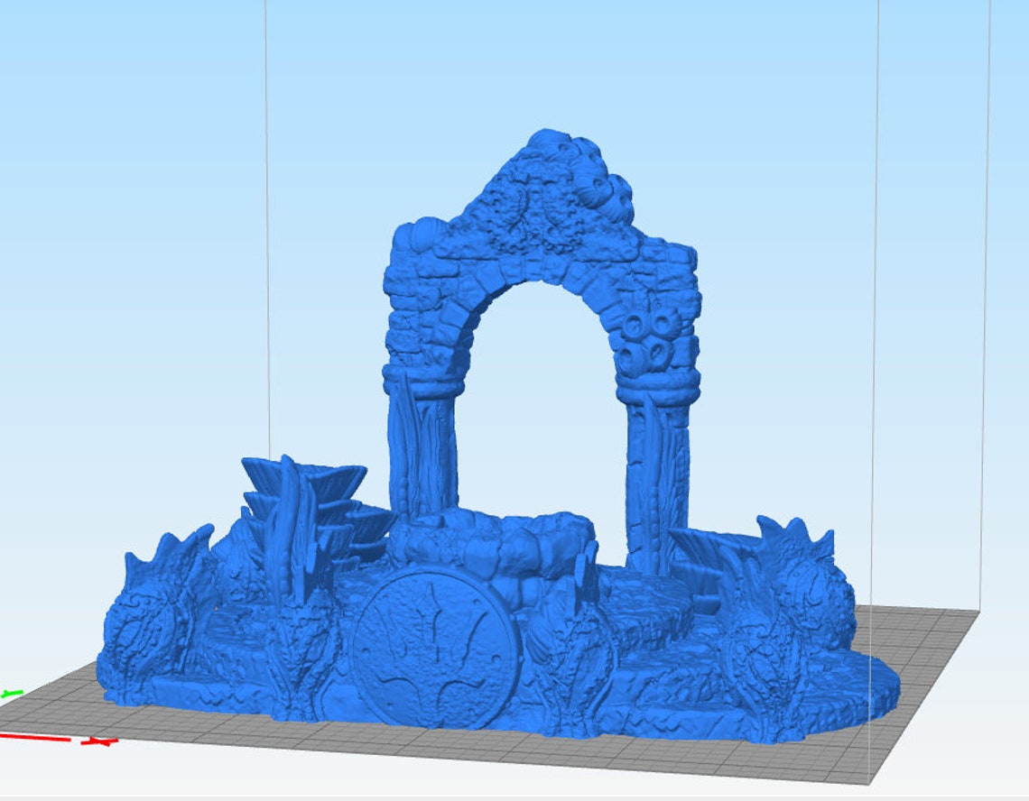 Dnd Merfolk Hall Entrance Atlantis Underwater Grotto Mermaid City ...