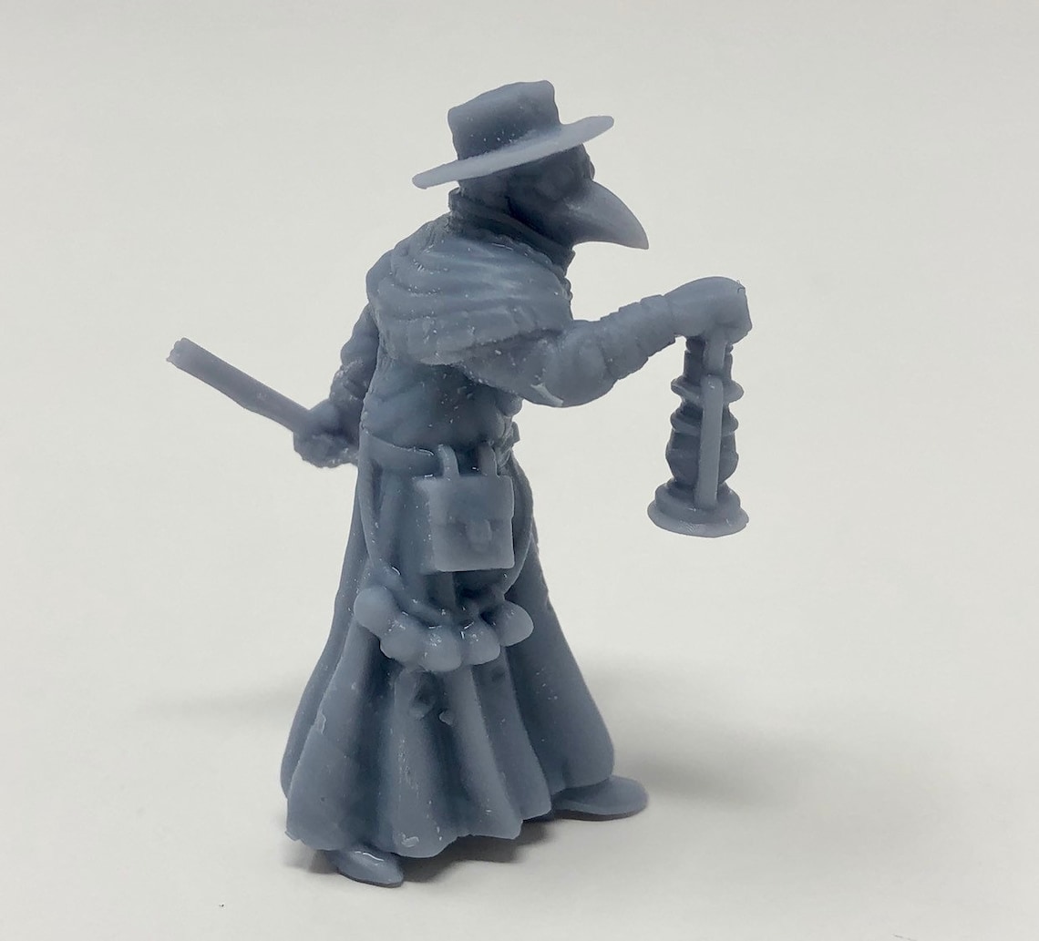 Dnd Plague Doctor With Lantern Medieval Physican With Mask - Etsy