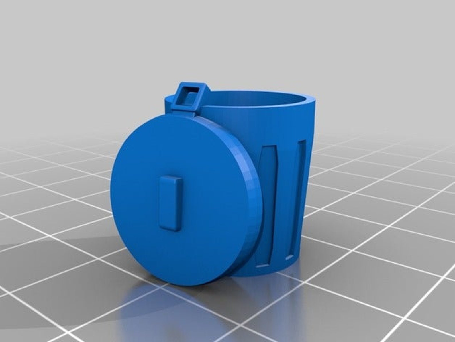 Dnd Urban Modern Trash Can Set 6 Piece- 28mm Tabletop Miniature Terrain ...