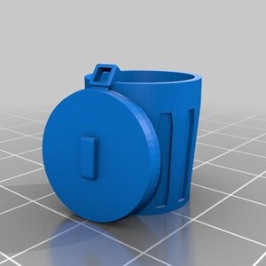 Dnd Urban Modern Trash Can Set 6 Piece 28mm Tabletop Miniature Terrain ...