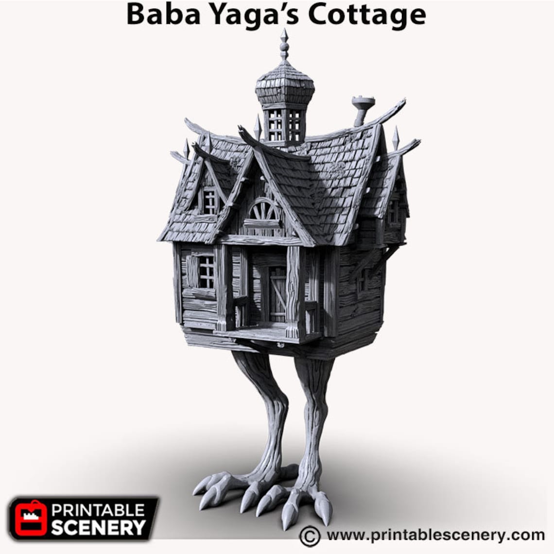 Dnd Baba Yaga Hut Witch Cottage Curse of Strahd Shadow Fey Tabletop ...