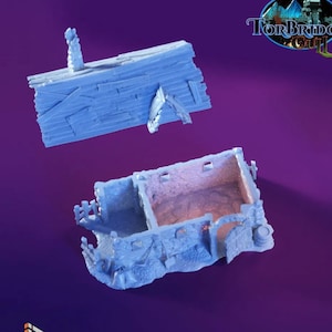 Dnd Slum Shack Version A Village Shack Medieval Beggar's Hut Tabletop ...