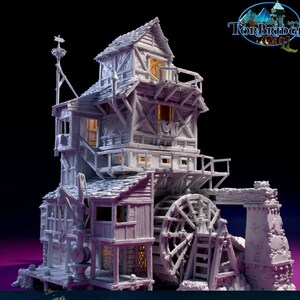 Dnd Gruel Mill Flour Grain Grinding Miller Town Tabletop Scatter ...