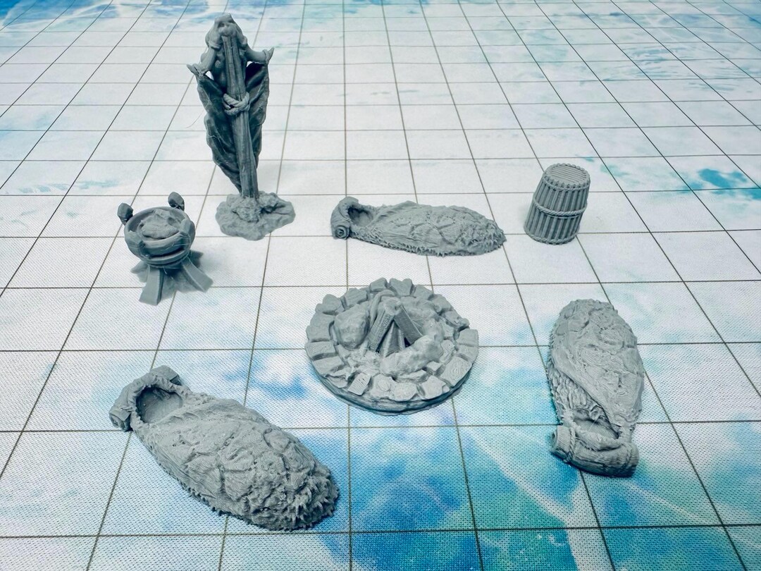 Dnd Arctic Camp Essentials Snow Camping Eskimo Tundra Age Wargaming ...