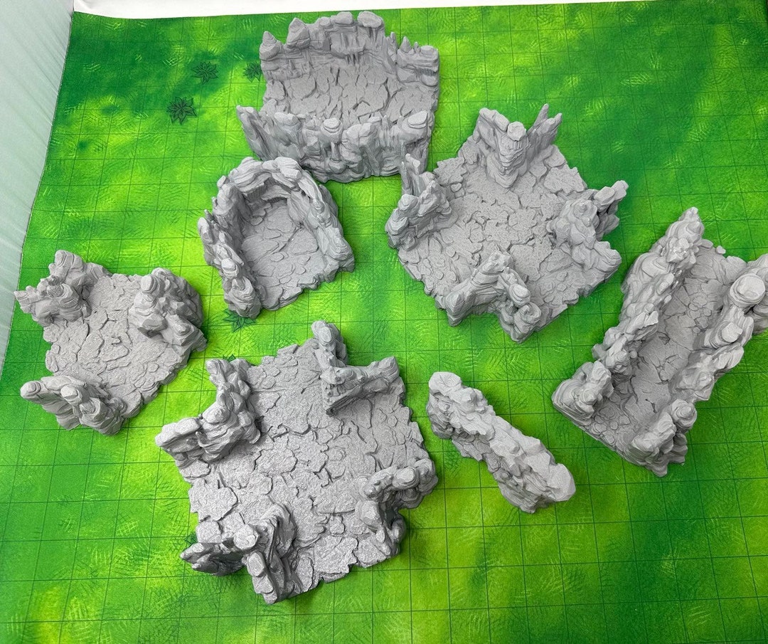Dnd B-STOCK Grotto Cavern Cave Floors Stone Pathways 7 Piece 28mm ...