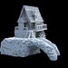 Dnd Water Wheel With Cottage - 28mm Scatter Village Tabletop Terrain ...