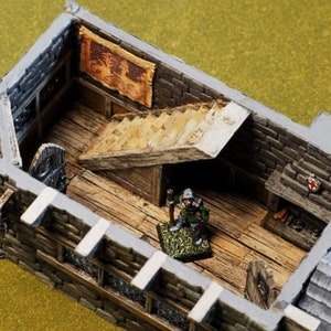 Dnd Medieval Abott's House Cottage Wightwood Abbey Tabletop Village ...