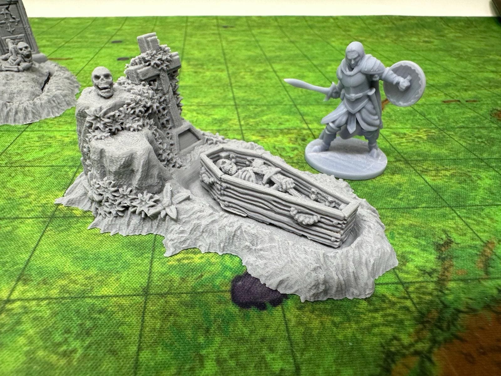 Dnd Open Graves Undead Rising Set Cemetery Graveyard Mausoleum Burial ...