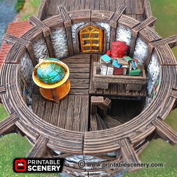 Dnd Library Bookcases and Furniture Set Dwarven Forge Tabletop Scatter ...