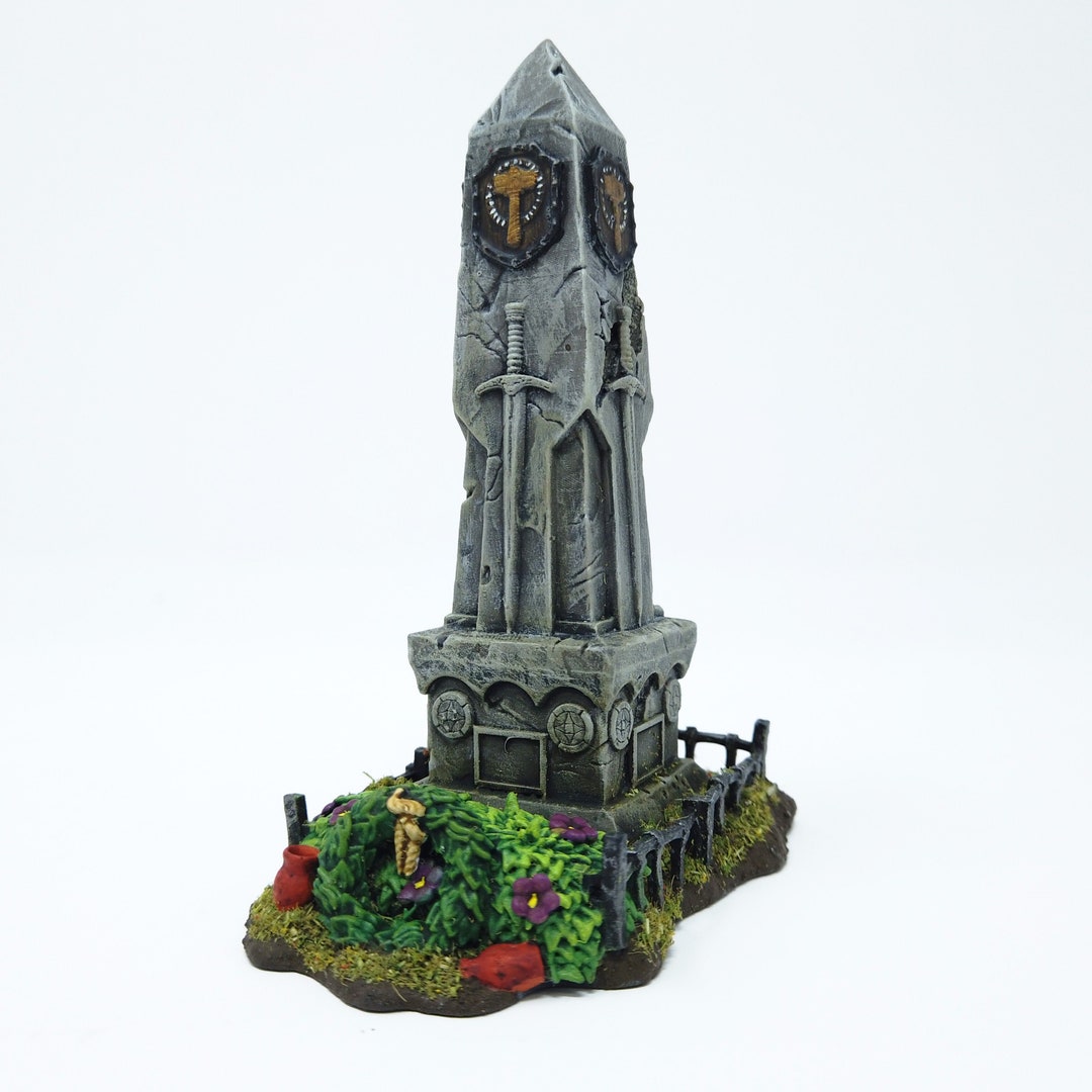 Dnd Monument for Town Square Village 28mm Miniature Terrain RPG D&D ...