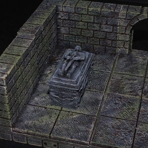 Dnd Knight's Tomb Sarcophagus Mausoleum Catacombs Burial Vault Tabletop ...