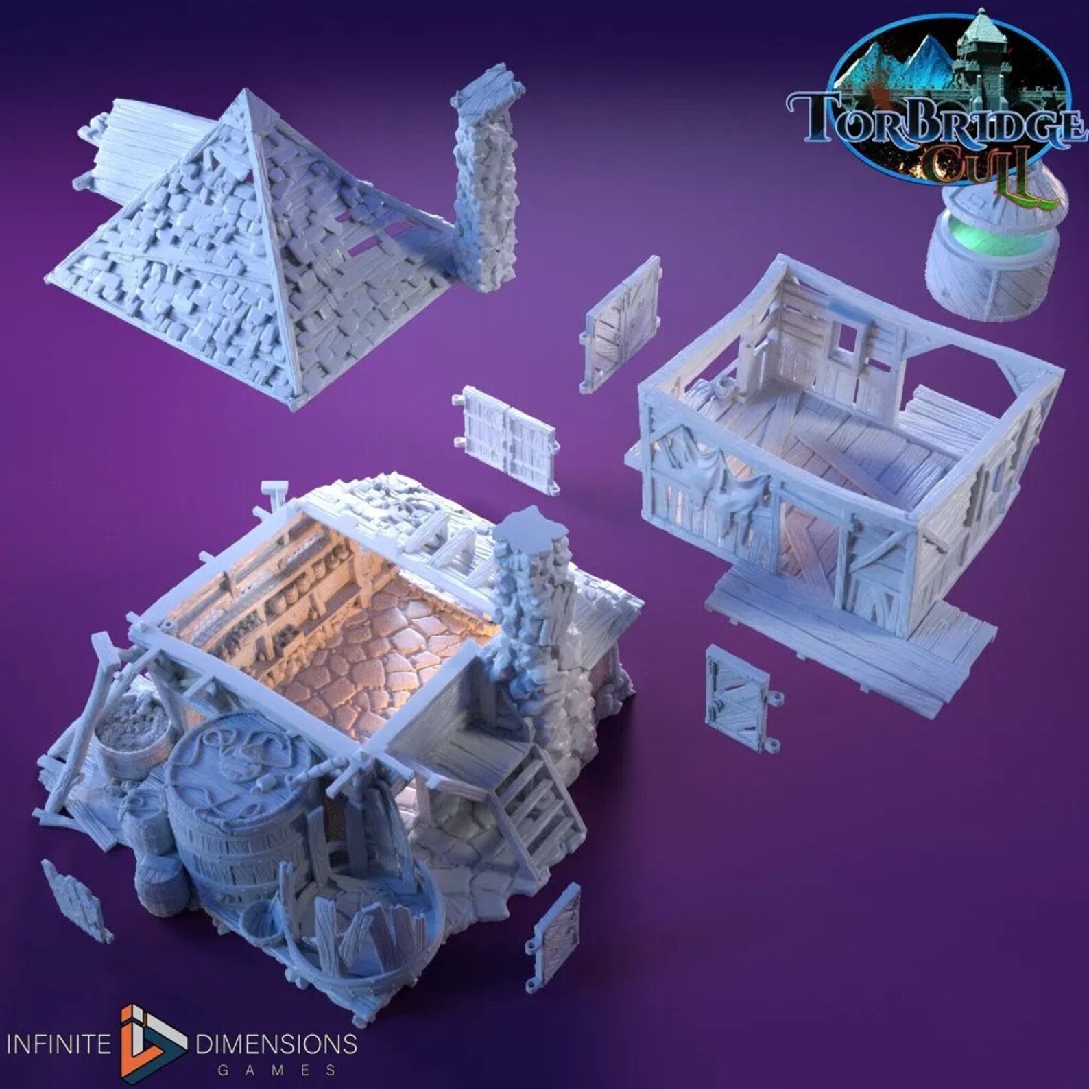 Dnd Brewery From Torbridge Cull Tabletop Village Scatter | Etsy