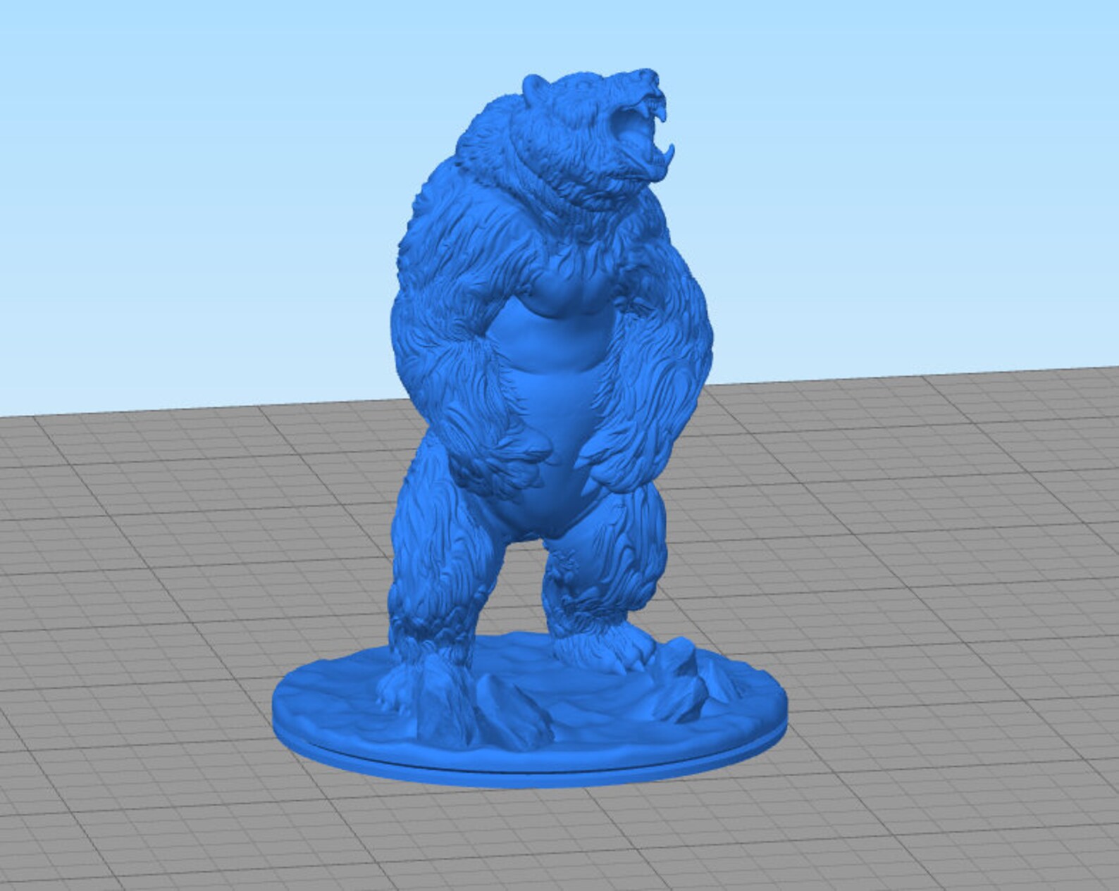 Dnd Standing Bear Grizzly Polar Dire Bear Animal Encounter Companion ...