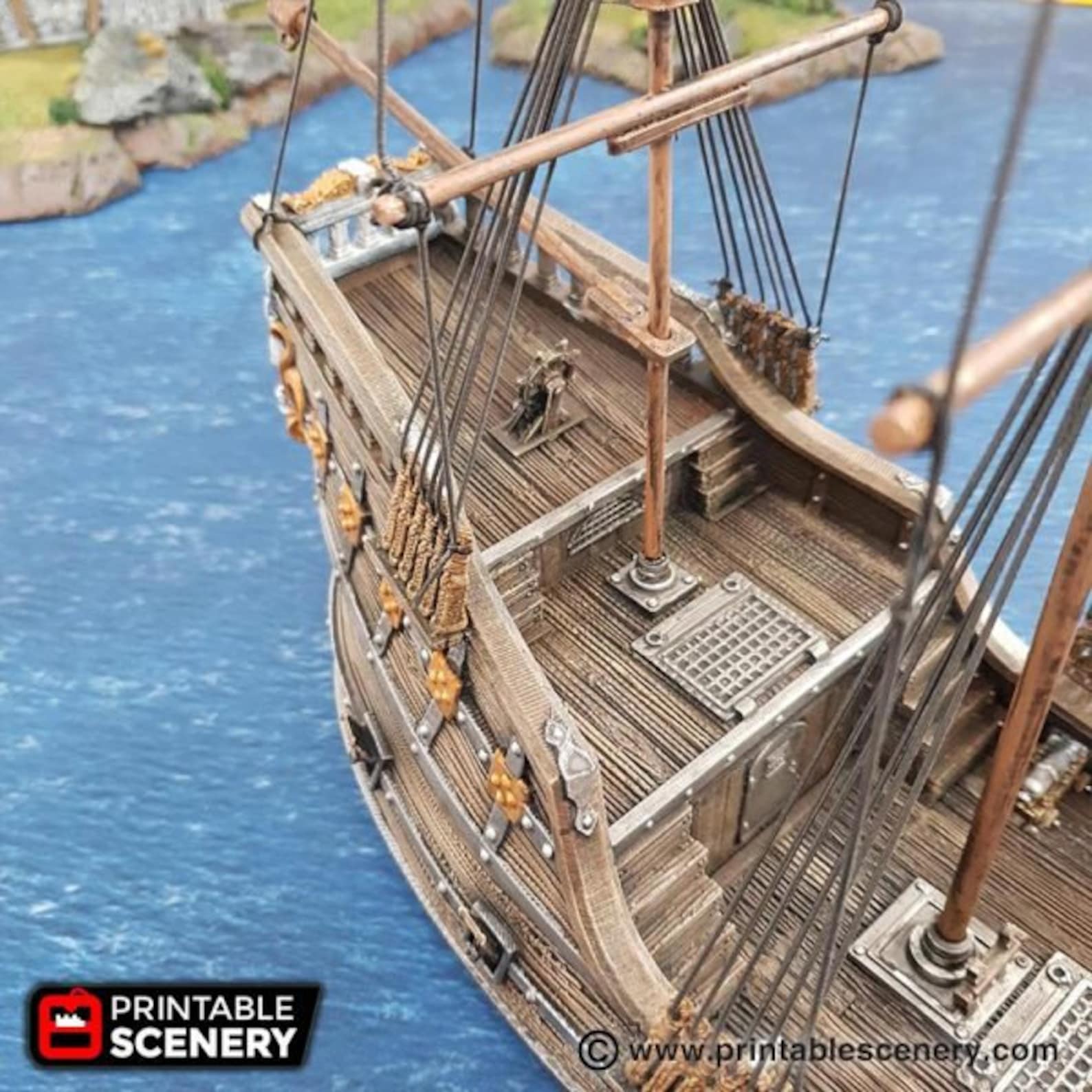 Dnd The Fluyt Ship Dungeons and Dragons Pirate Fleet Boat | Etsy