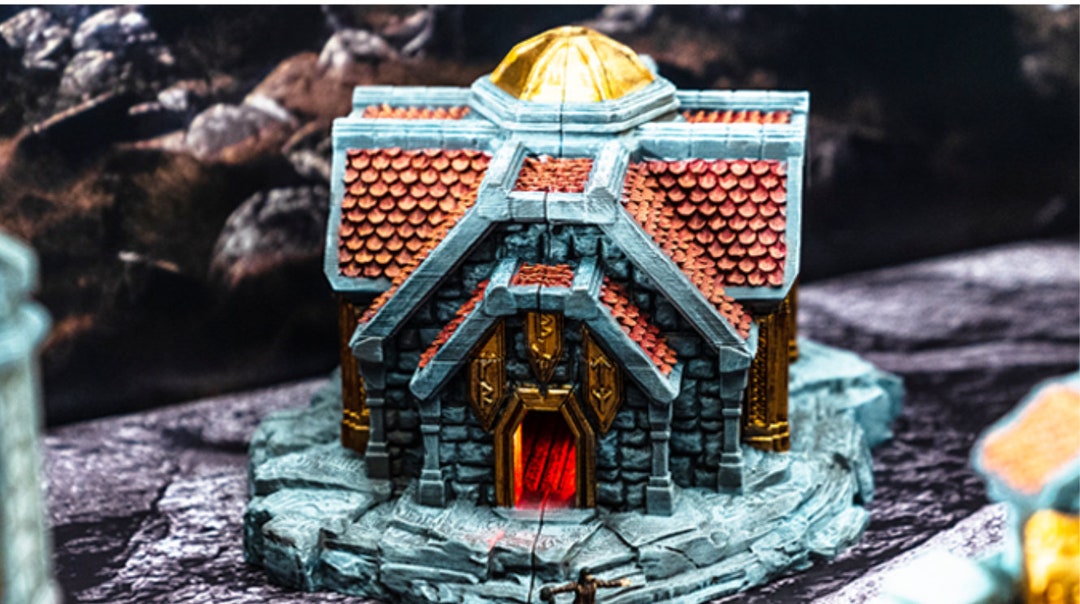 Dnd Dwarven Jeweler Mountain Dwarf Mining Mountain City Scatter Village ...