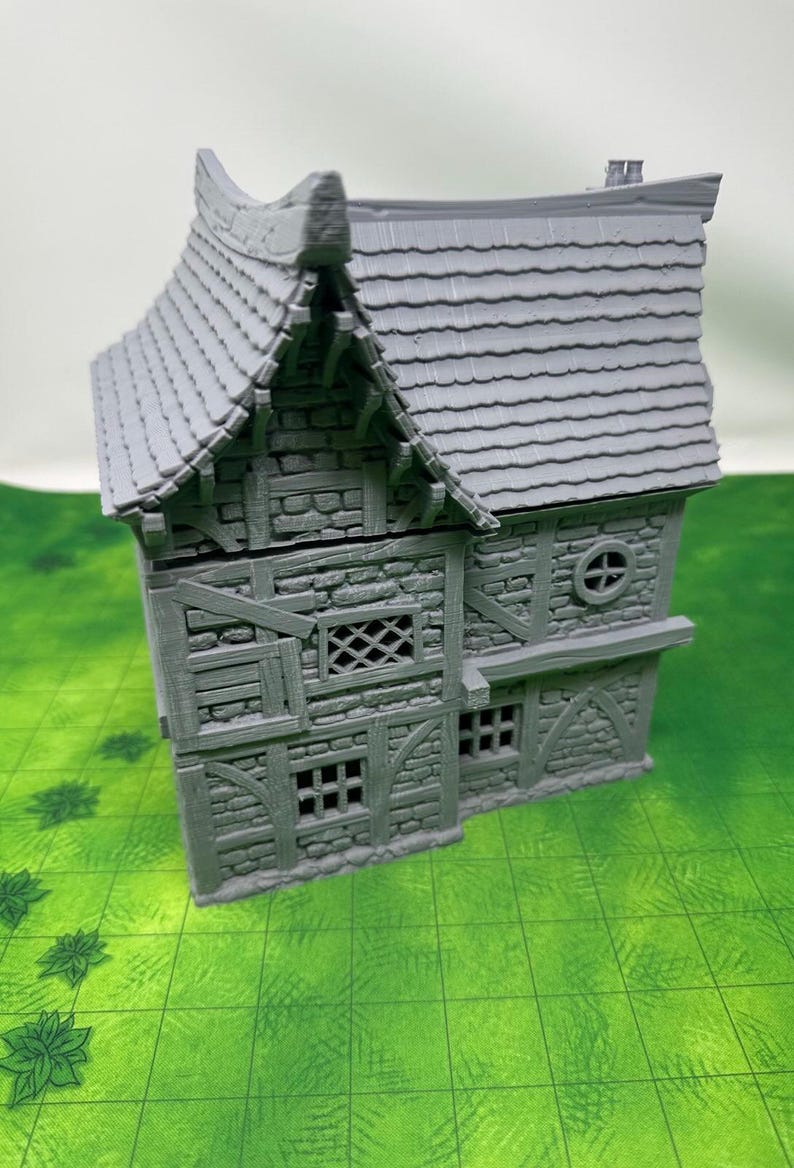 Dnd Medieval Cottage House V2 Two Story Home RPG D&D Dungeons and ...