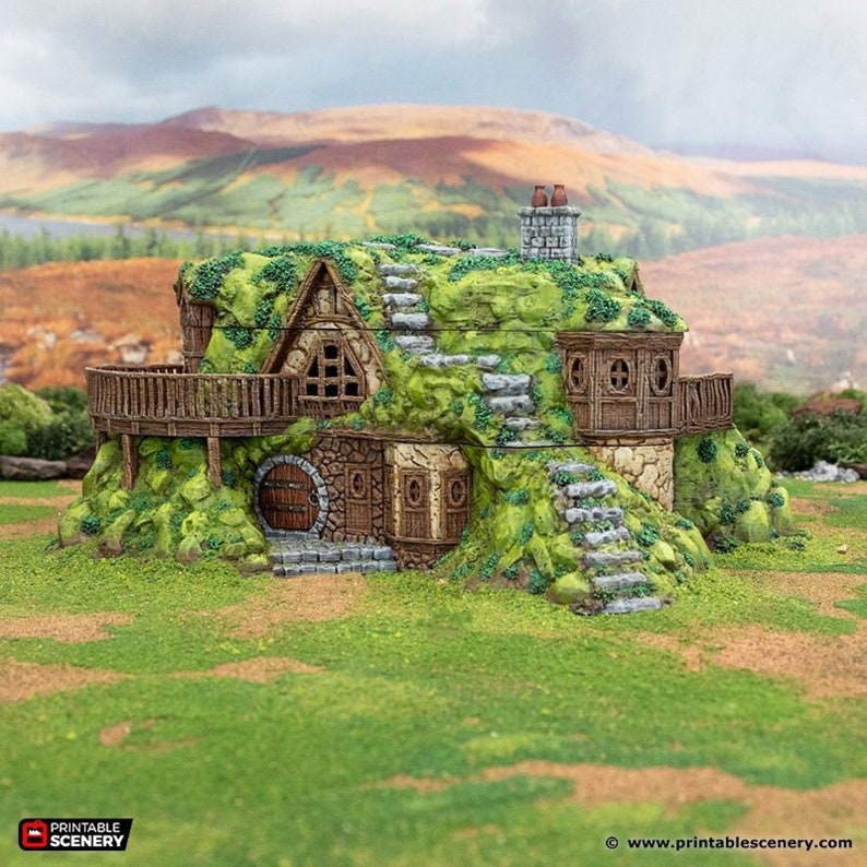 Dnd Hillock Halfling Homestead Rise of the Halflings Hobbit House ...