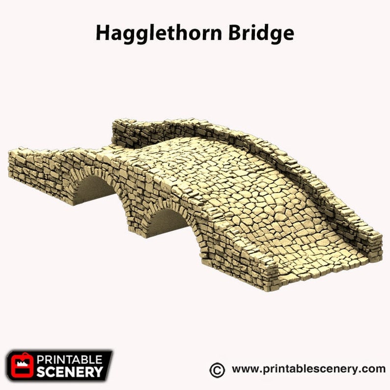 Dnd Stone Bridge From Hagglethorn Waterway Crossing Tabletop - Etsy