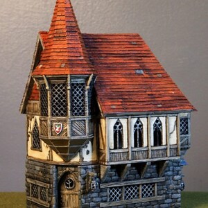Dnd Medieval Abott's House Cottage Wightwood Abbey Tabletop Village ...