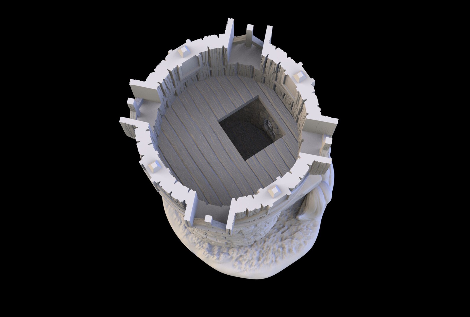 Dnd Watch Groove Guard Tower Watchtower Gnome Druid Fantasy Forest 28mm ...