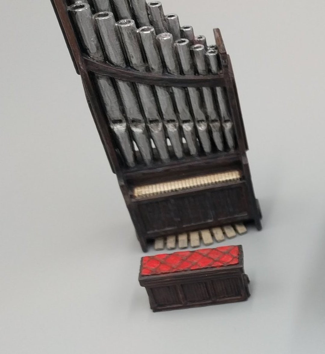 Dnd Pipe Organ and Bench Church Chapel Cathedral Village Scriptorium ...