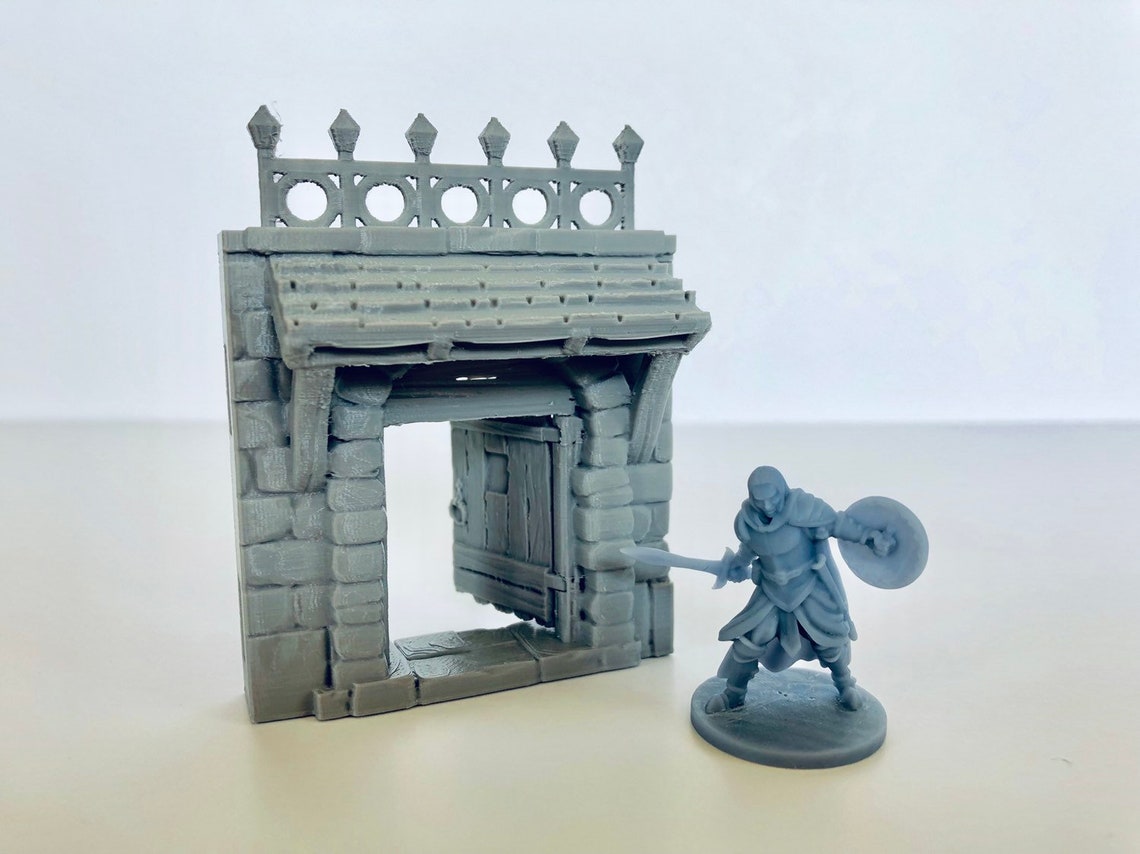 Dnd Battle Grip Stone Wall Pieces Medieval Ramparts - Etsy