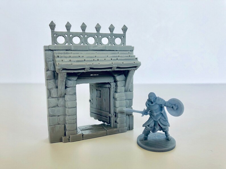 Dnd Battle Grip Stone Wall Pieces Medieval Ramparts - Etsy