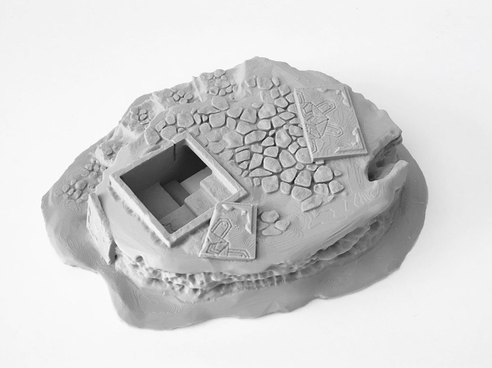 Dnd Shattered Tomb Burial Chamber Crypt Mausoleum Catacomb Tabletop ...