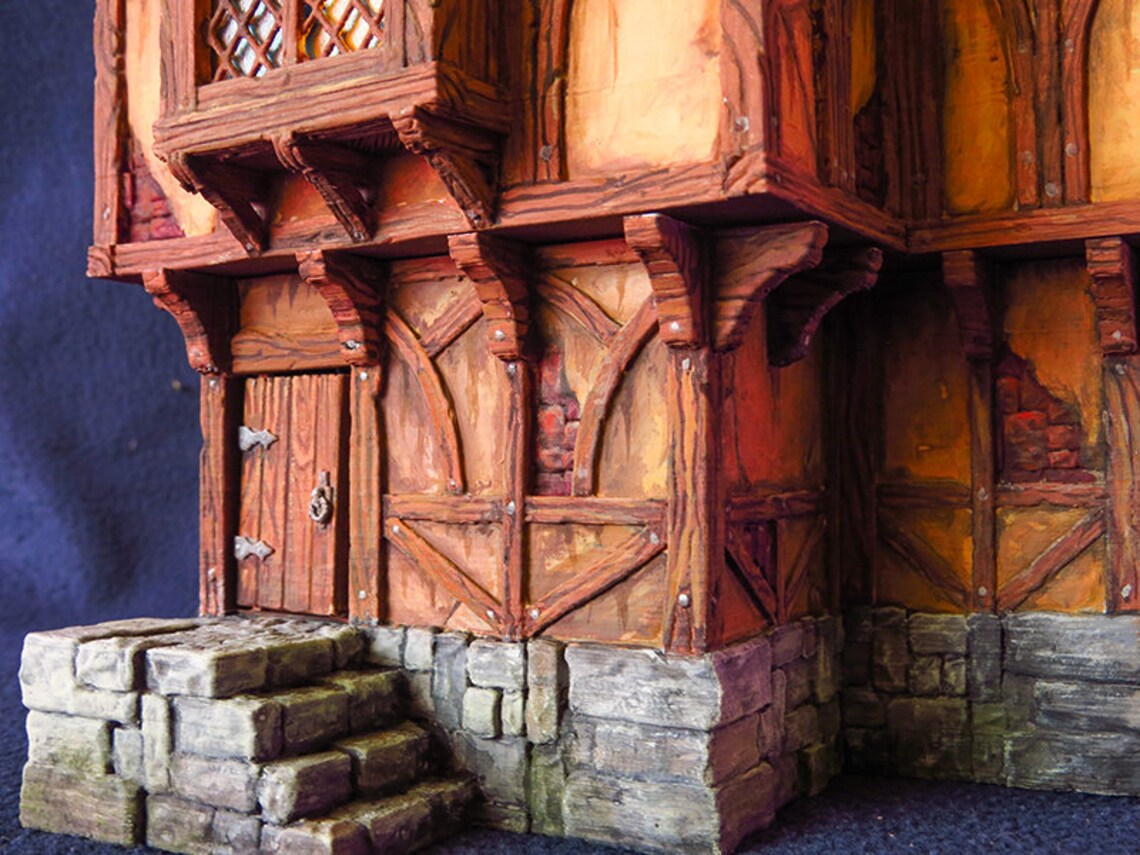 Dnd Medieval Home House Cottage City of Tarok Village Terrain - Etsy