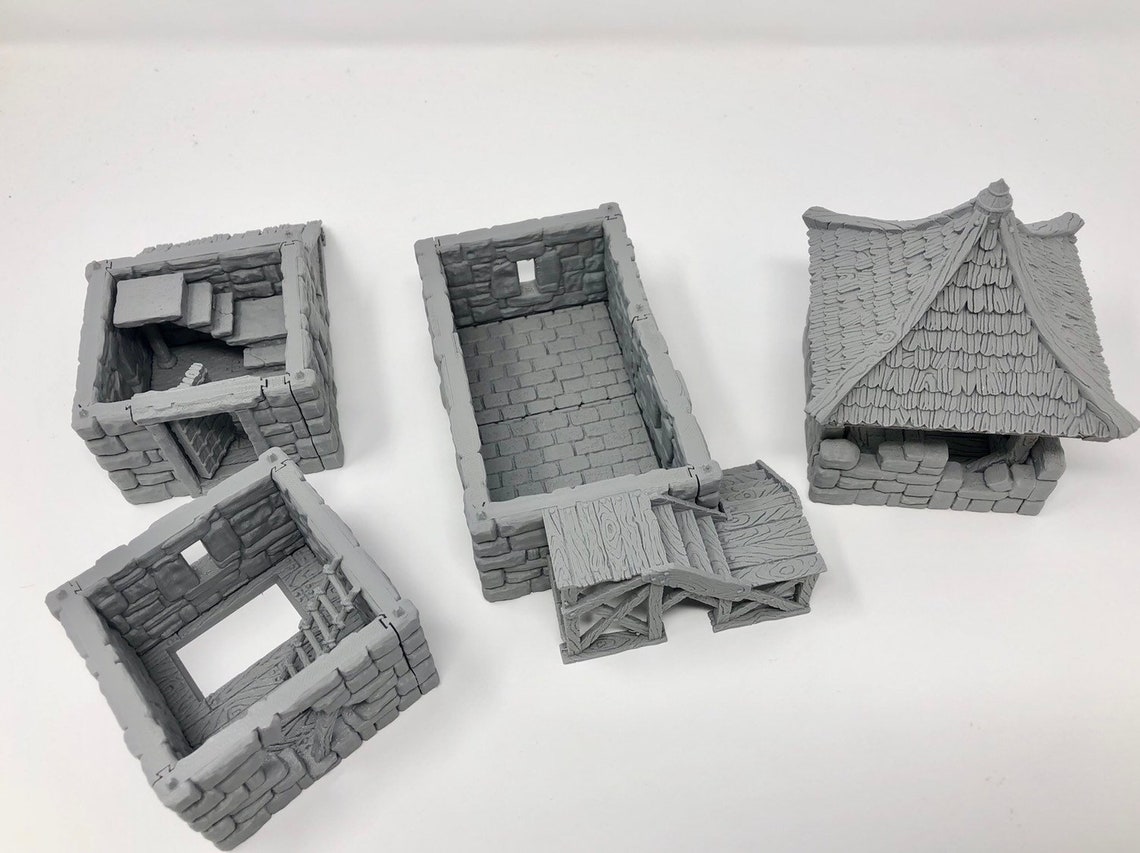 Dnd Medieval Watchtower Sentry Lookout Guard Watch Tower City of Tarok ...