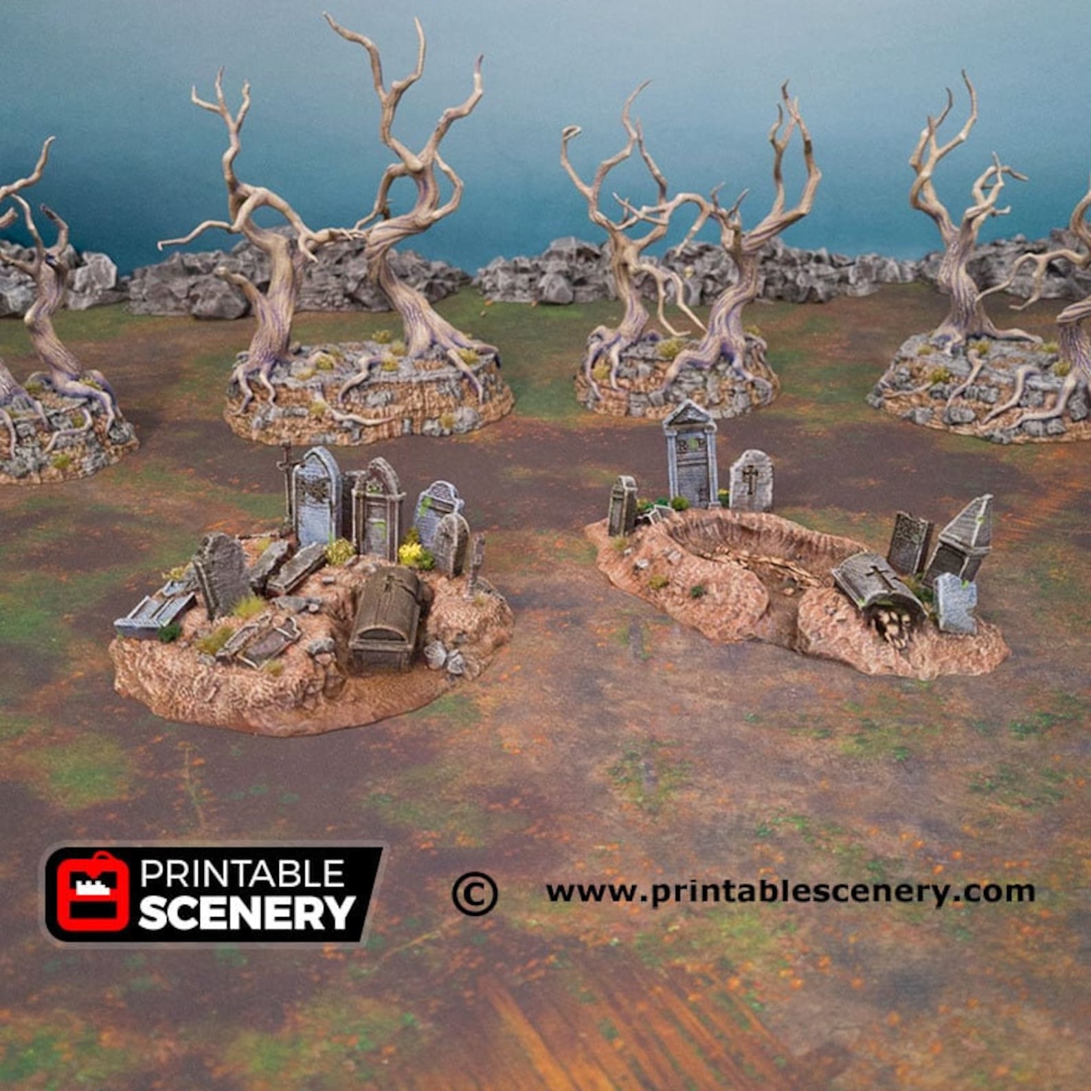 Dnd Graveyard Hills Cemetery Burial Grounds Headstones Grave Marker ...