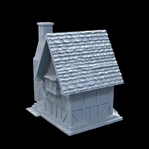Dnd Medieval Farm House Home Cottage - 28mm Scatter Village Tabletop ...