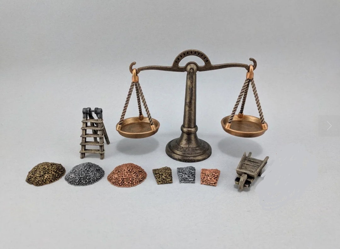 Dnd Weights and Measures Treasure Balance Scale Market Trade Merchant ...