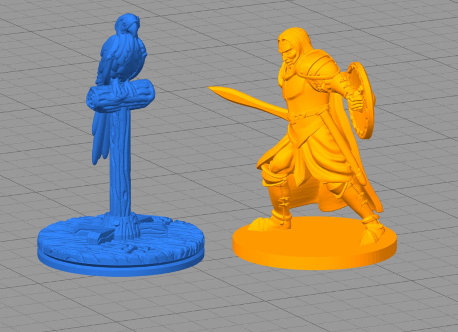 Dnd Parrot Animal Companion 28mm Resin Miniature Pirate Jungle - Etsy