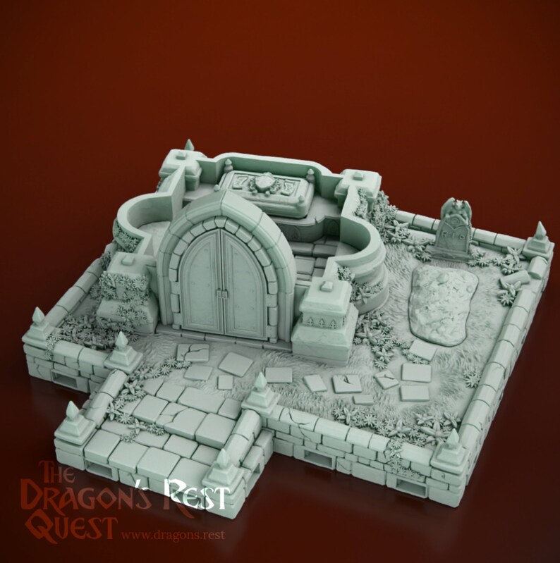 Dnd Ghoulberg Cemetery Crypt for Cursed City Graveyard Burial Grounds ...