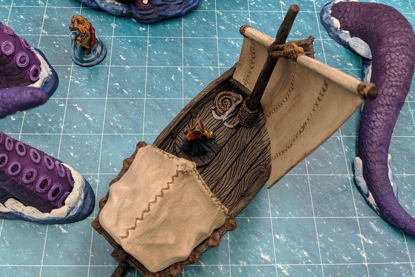 Dnd Skiff Fisherman Boat Sailing Watercraft Sailing Boat Fisherman Sea ...