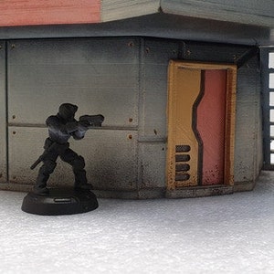 Dnd Cyber Shop Cyberpunk Sci-fi Building for Star Wars Legion, Urban ...