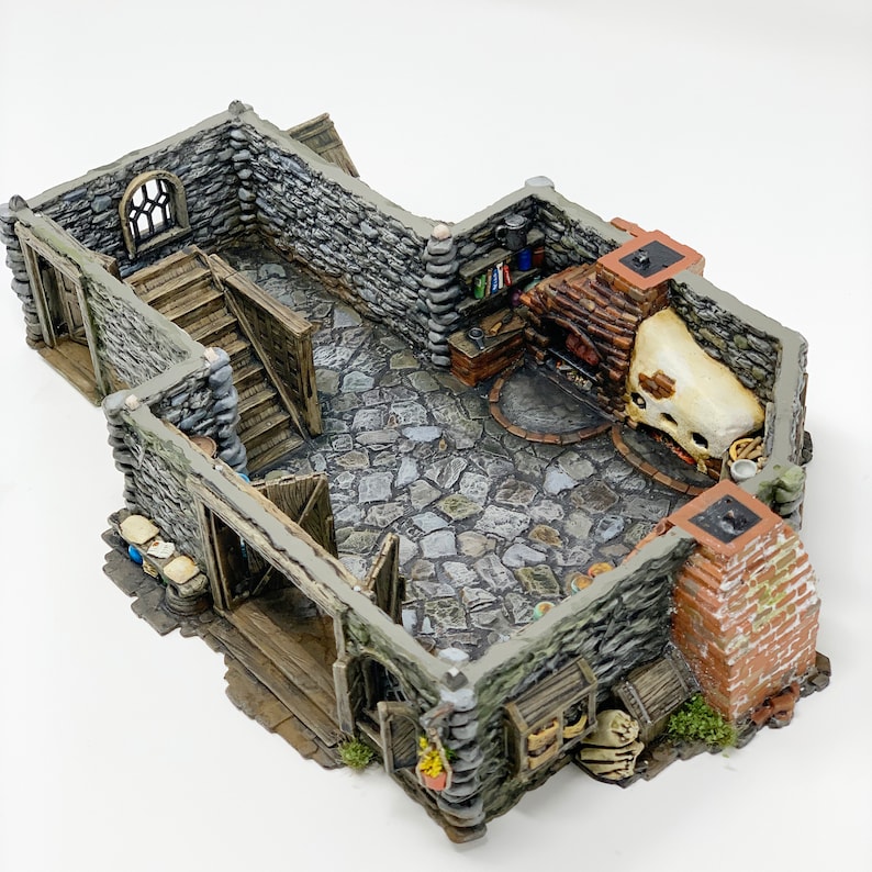 Dnd Last Hearth Inn Kitchen for Village 28mm Miniature Terrain - Etsy