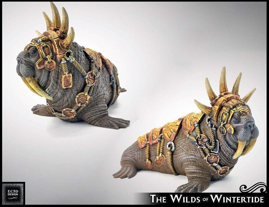 Dnd Walrus God Animal Dieties Nordic Marine Life Arctic Ice Animals ...