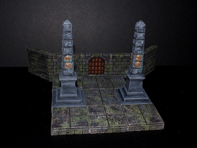 Dnd Obelisk Set Monolith Ancient Monument Runes Hieroglyphs Tabletop ...