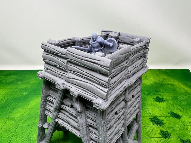 Dnd Primitive Watchtower Sentinel Tower Guard War Battle Fort Fortress ...